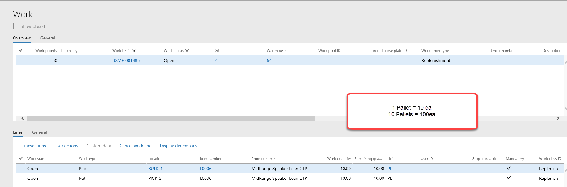 D365 Advanced Warehouse Wave Demand Replenishment – Dynamics Post